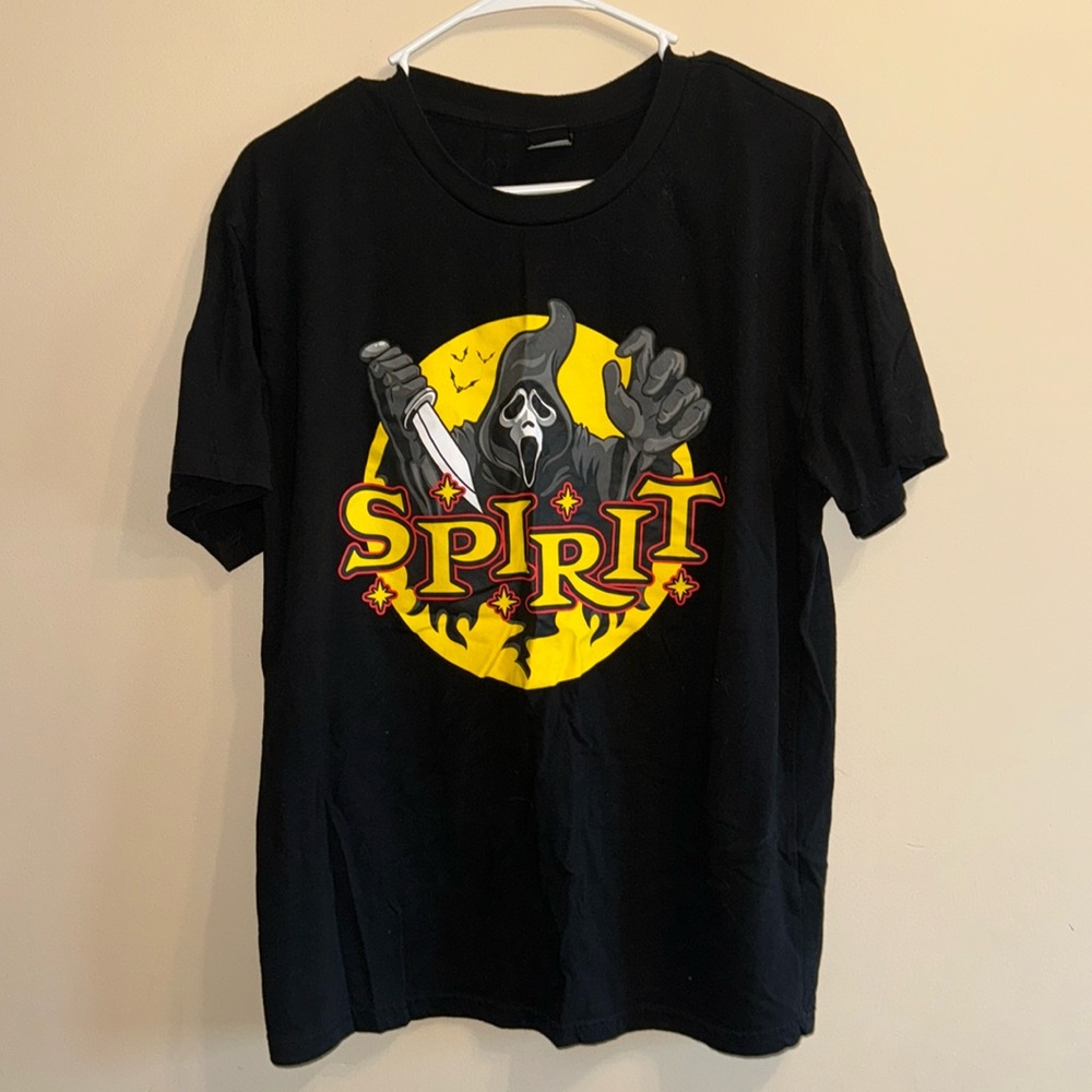 Spirit Halloween Ghostface Scream Graphic Tee T Shirt - Gem